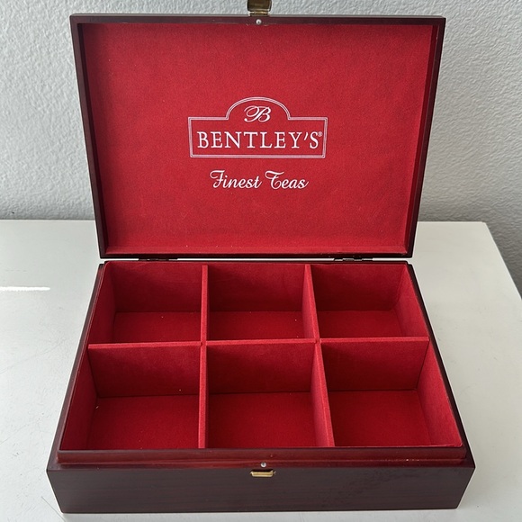 Kitchen | Bentleys Wooden Tea Box For Assorted Teas | Poshmark